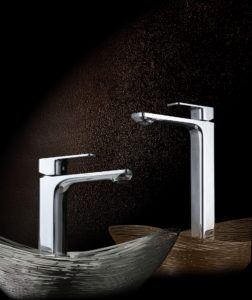 Riobel EQS01 - EQUINOX, in Brushed Nickel / Black / Chrome - Amati Canada