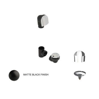 OS&B 6040QK-MBL - WASTE & OVERFLOW CLICKER KIT, Without ABS, In MATTE ...