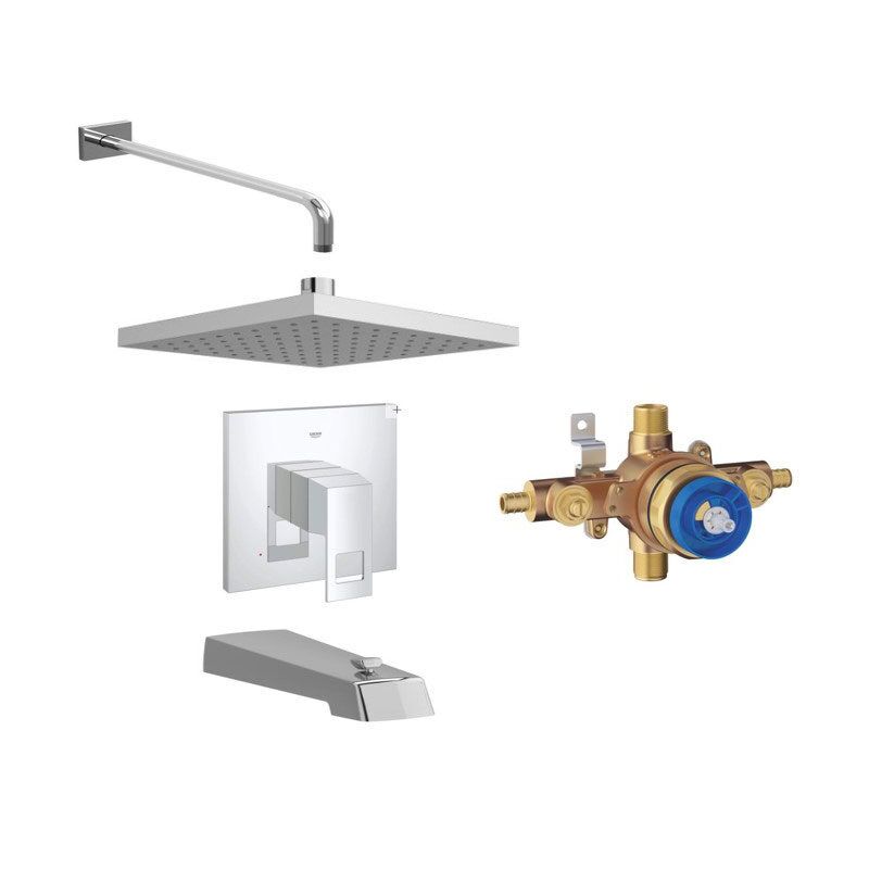 Riobel Kit323EQBK - Equinox, 2 Way Shower Kit, in Black - Amati Canada